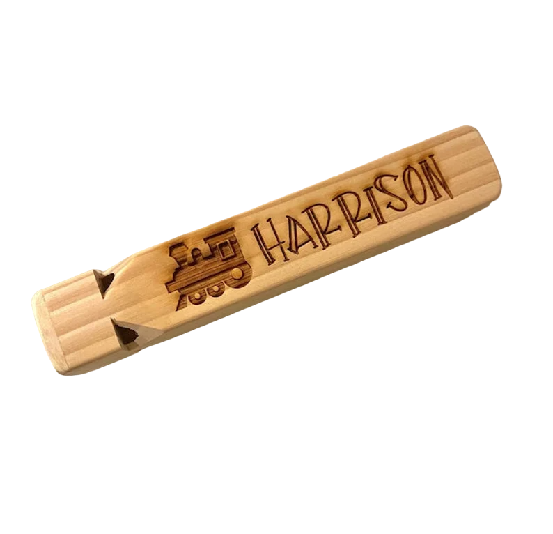 Personalizable Wooden Toy Whistle | Prinwork